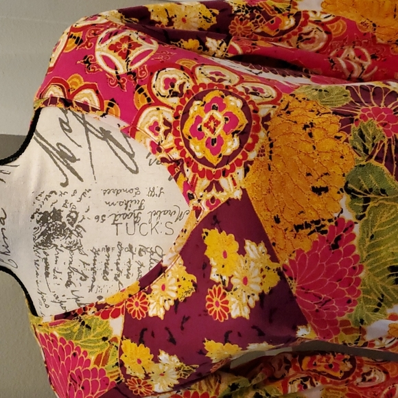 Chico's | Tops | Soft Cotton Bright Colored Tunic Top | Poshmark